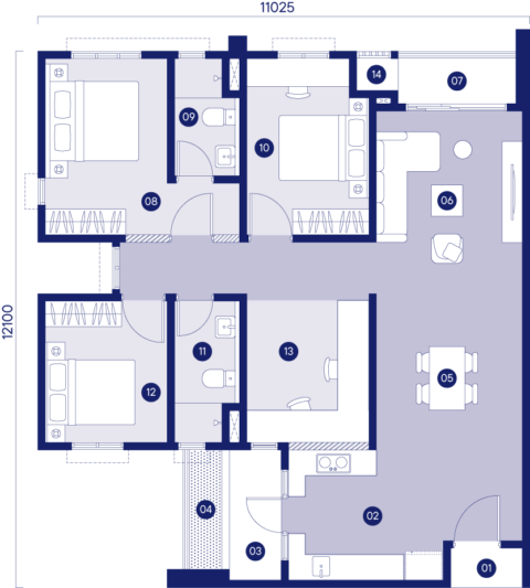 Floor Plans - Tuju - Residences - Retail